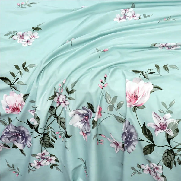 Mint Bloom - Bed Sheet Set – Lotus