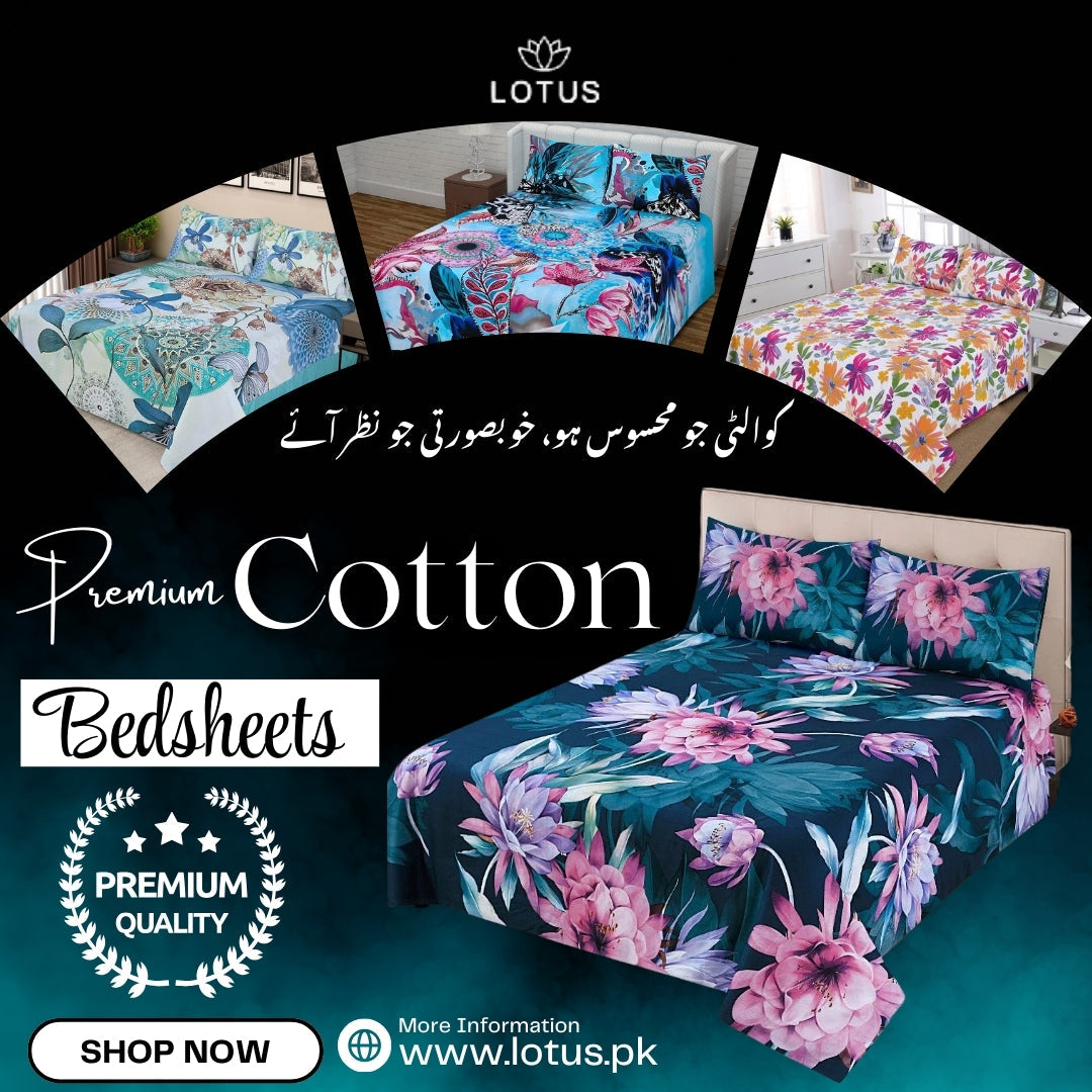 Best Cotton Bed Sheets, Cotton Bedding & Cotton Sateen Bed sheets – Lotus